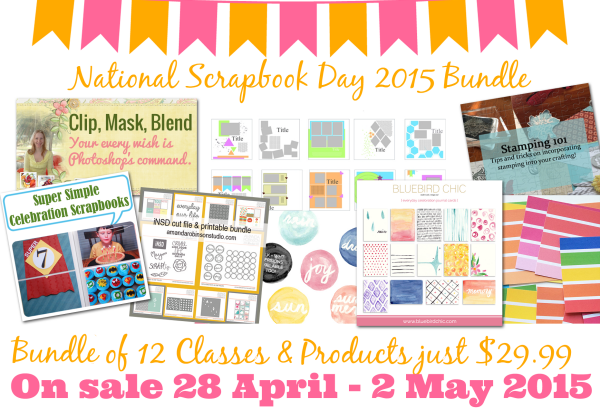 National Scrapbook Day 2015 Bundle! – Connie Hanks Photography