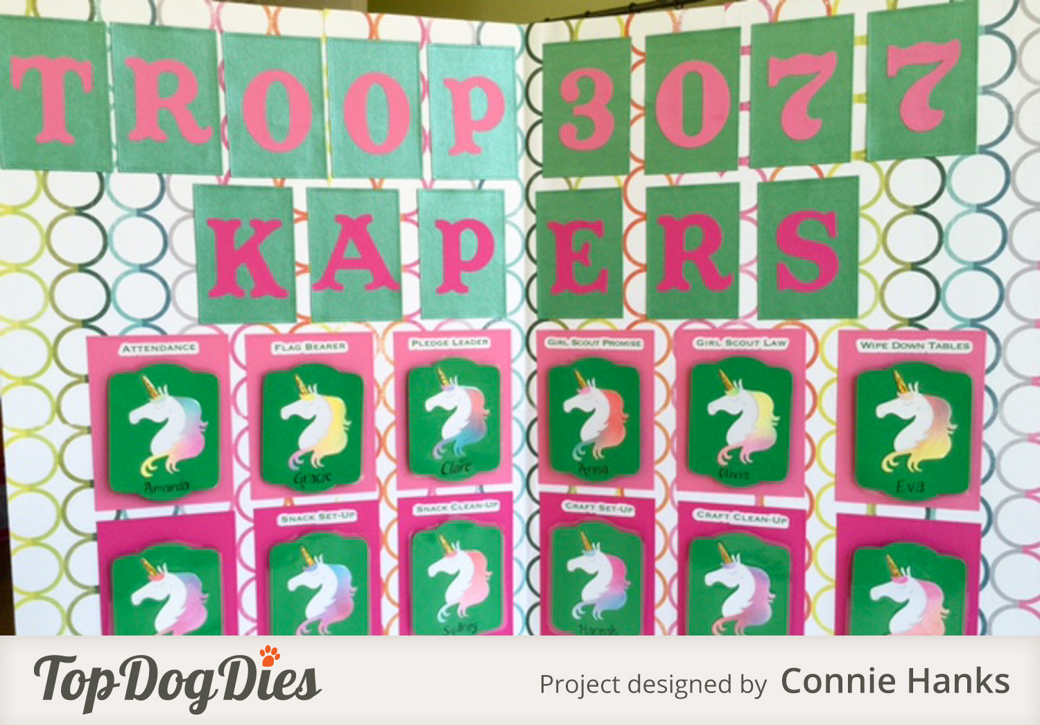 Make It Monday // Girl Scout Kaper Chart {Top Dog Dies} – Clicky Chick ...